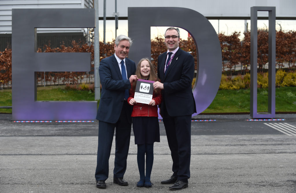 Edinburgh Airport unveils ‘Grace’s Sign’ to raise awareness of hidden ...