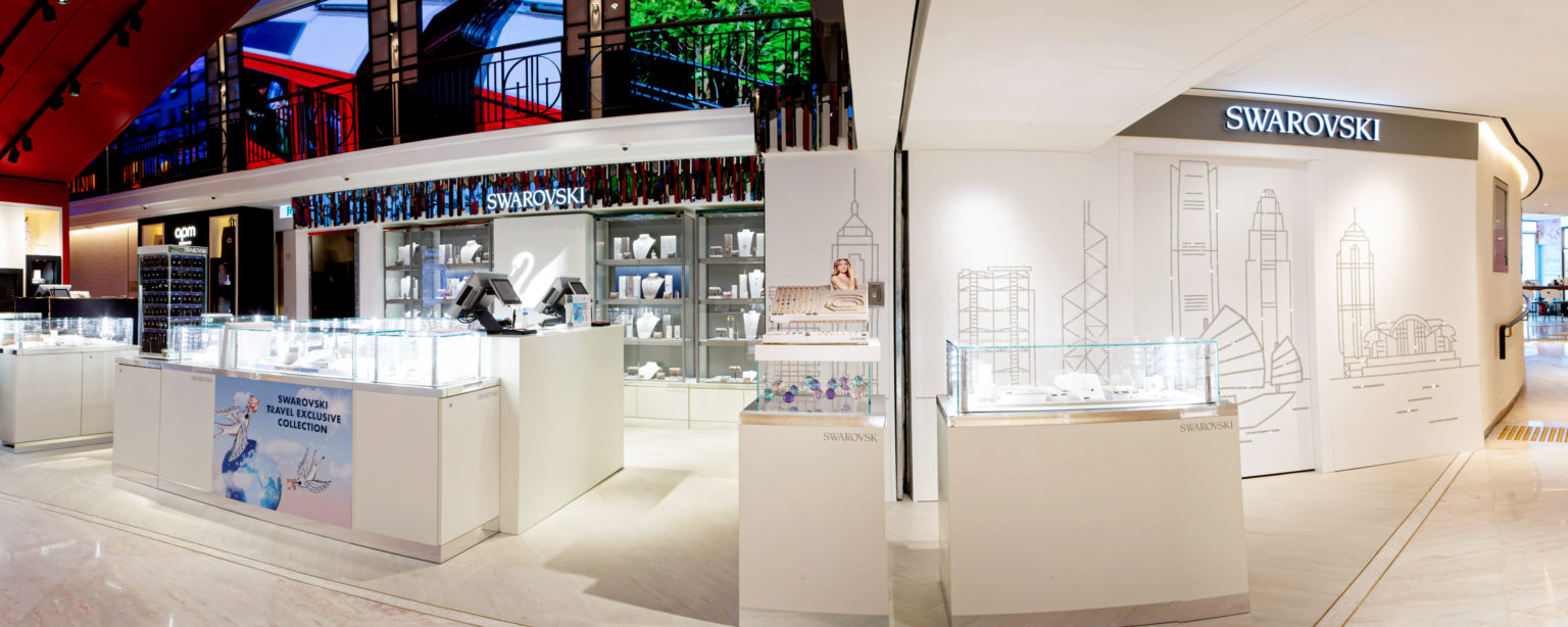 Swarovski adds sparkle to T Galleria by DFS with 282,000 crystal wall ...