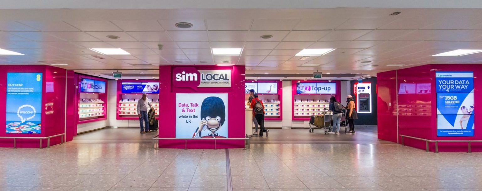 Sim Local reopens store at London Heathrow Terminal 2 : The Moodie ...