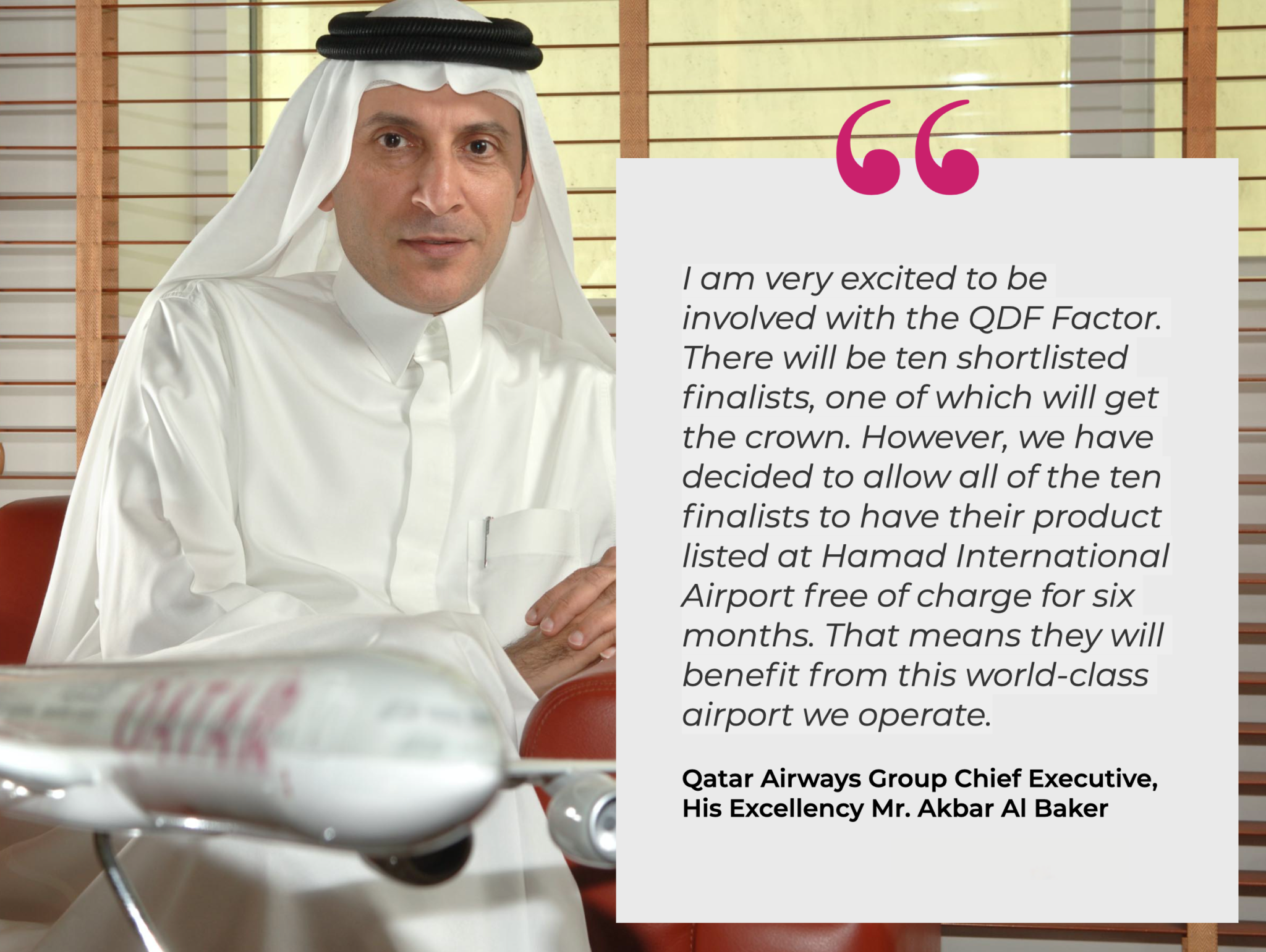 Qatar Airways Group Chief Executive announces spectacular reward for ...