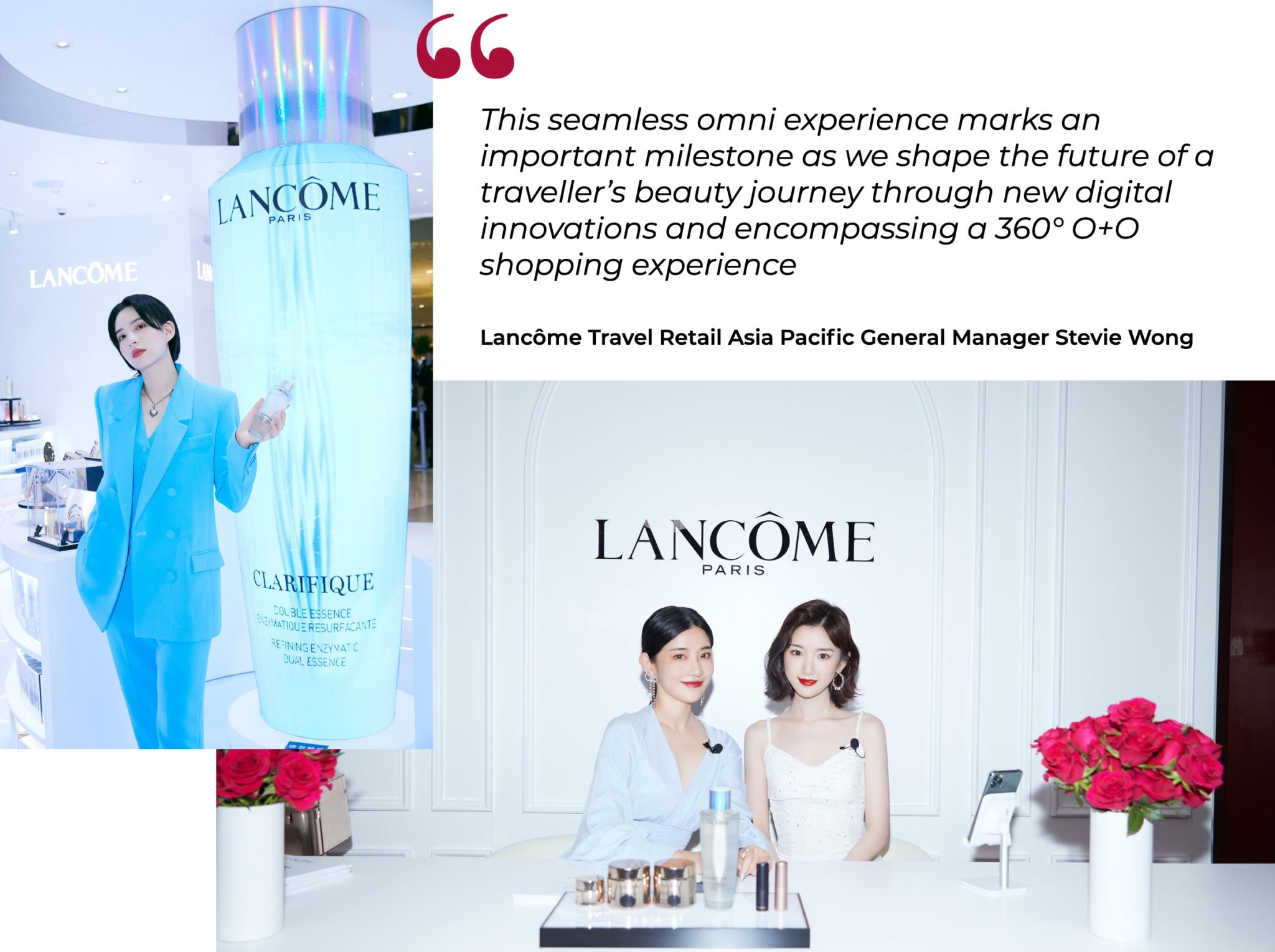 Lancôme Travel Retail Asia Pacific and China Duty Free Group light up ...