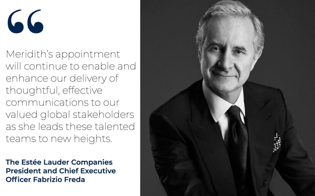 The Estée Lauder Companies names Meridith Webster as Executive Vice ...