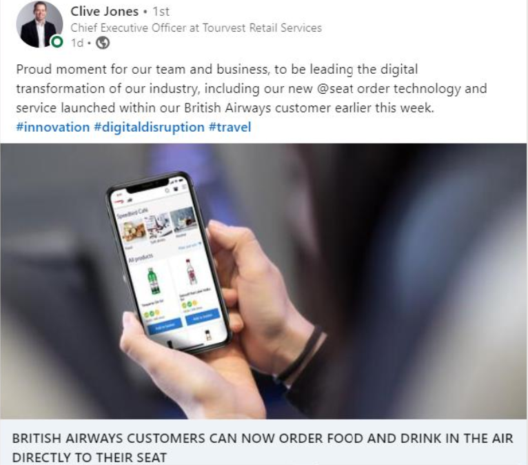 Tourvest Retail Services adds ‘@seat order’ technology to British ...