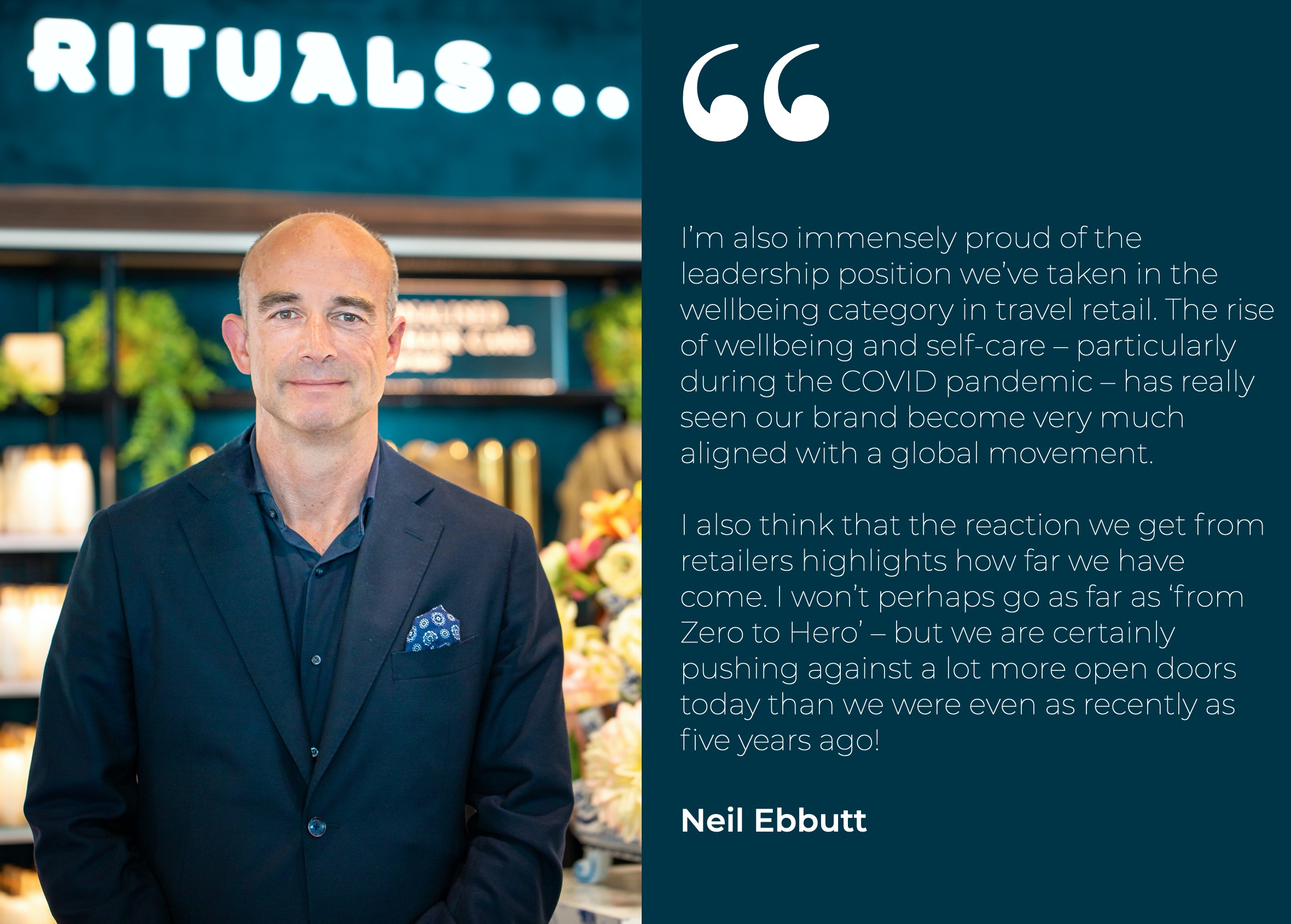 Neil Ebbutt says goodbye to Rituals after 20 years; Melvin Broekaart ...