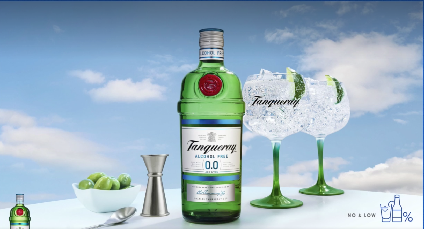 Diageo reveals non-alcoholic innovation Tanqueray 0.0% at the Virtual ...