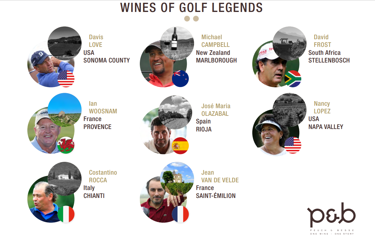 Exclusive – Peuch & Besse launches ‘Wines of Golf Legends’ : The Moodie ...