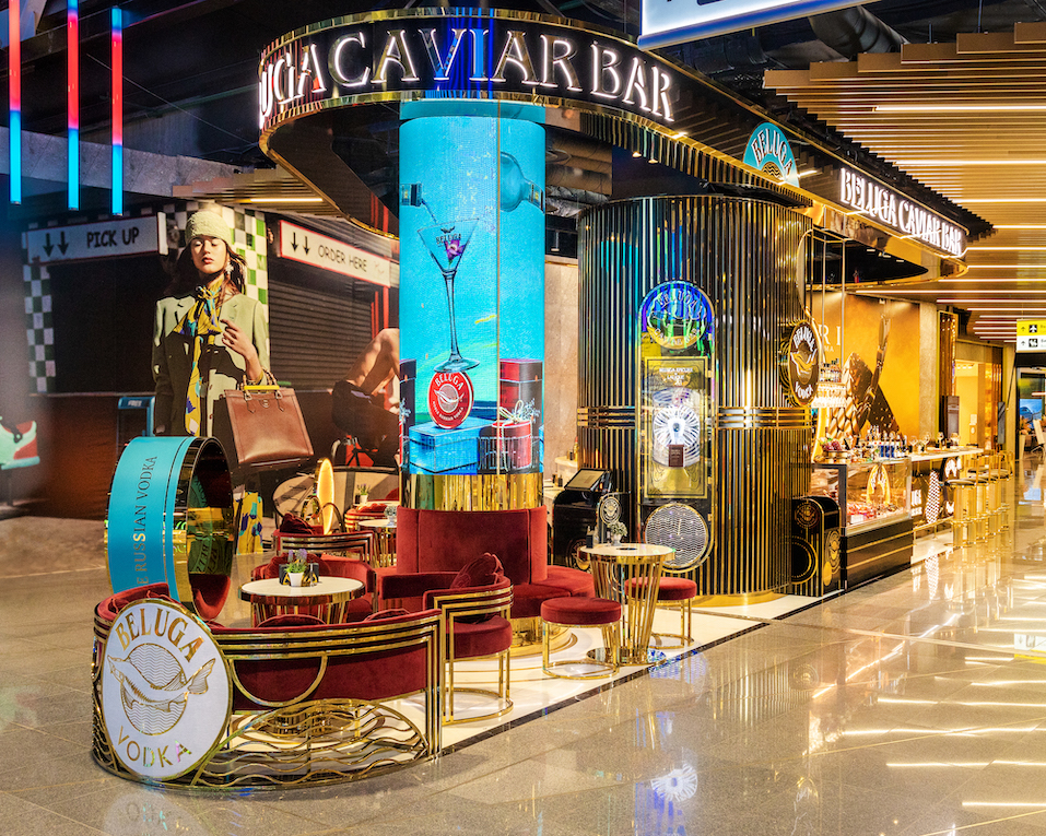 Beluga Group unveils spectacular caviar bar at Moscow Sheremetyevo ...
