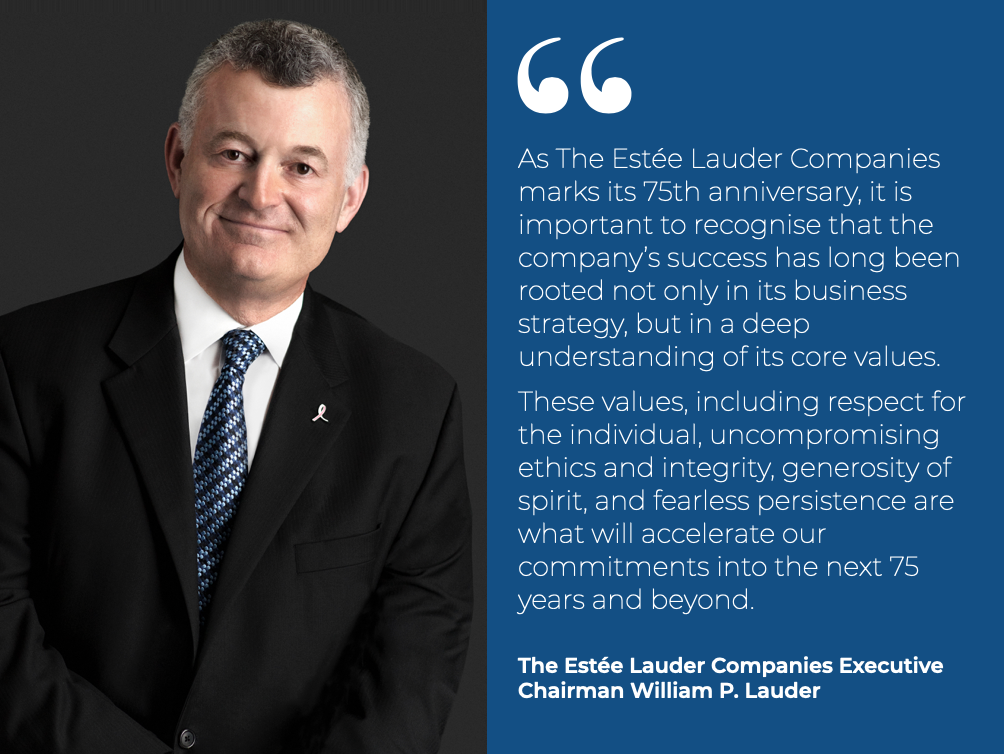 Beauty inspired, values driven: The Estée Lauder Companies progresses ...