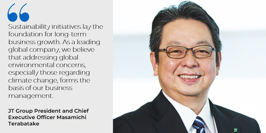 Japan Tobacco Group sets ambitious sustainability targets : The Moodie ...