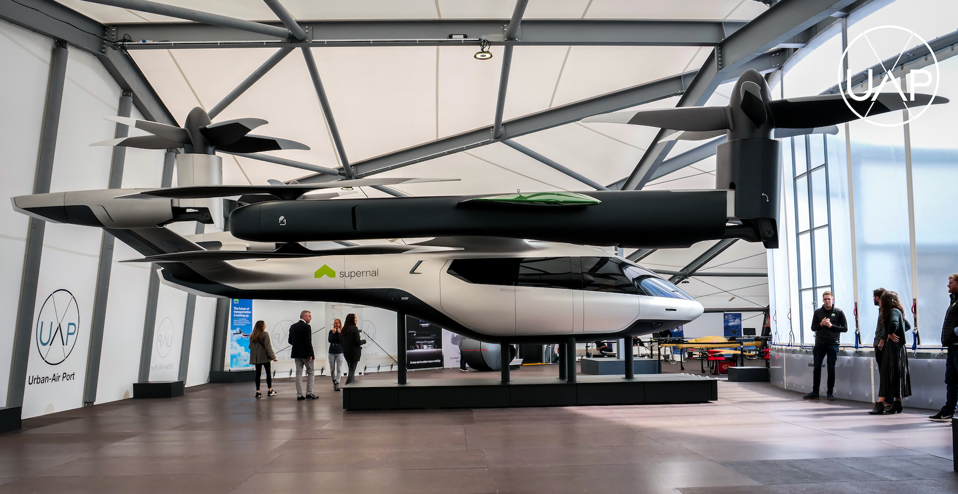 Air-One Live: On location as world-first hub for flying taxis has lift ...