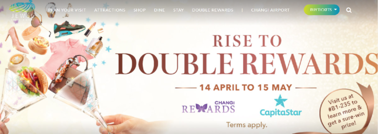 Jewel Changi Airport extends Double Rewards loyalty programme : The ...