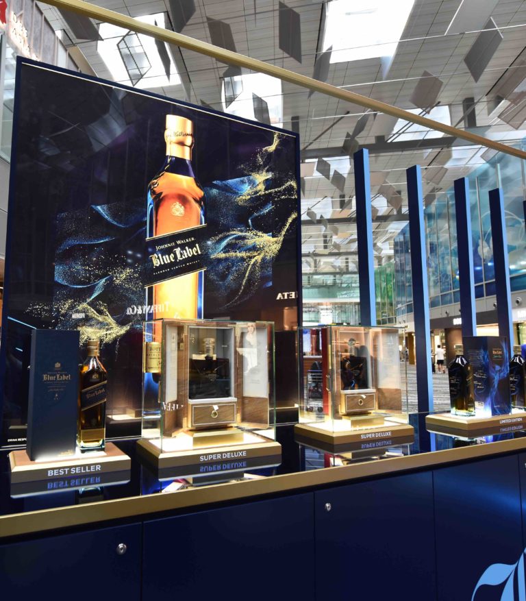 Diageo and Lotte Duty Free launch Johnnie Walker Blue Label pop-up in Changi Airport : The ...