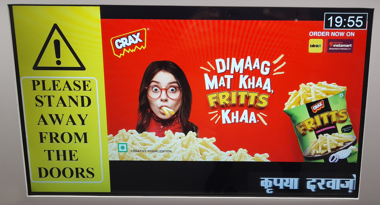 Crax Fritts targets young audience with exclusive Delhi Metro train ...