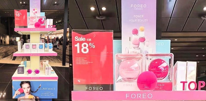 Foreo joins forces with The Shilla Duty Free in Changi Airport campaign ...