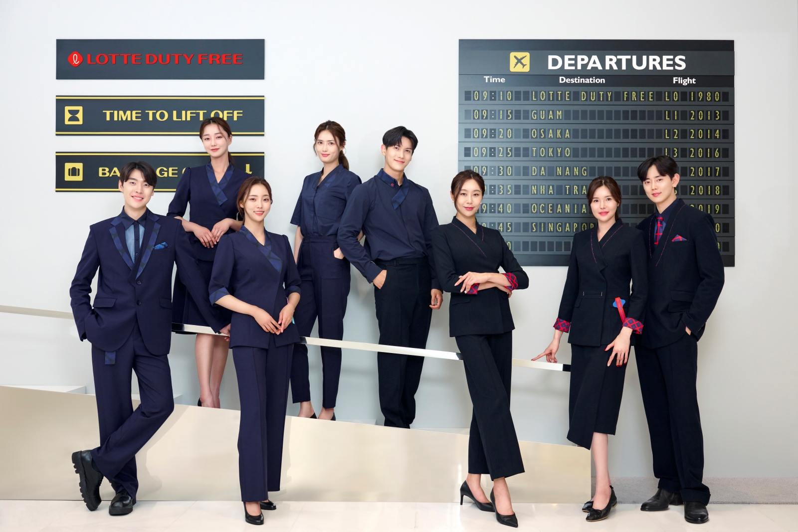 Lotte Duty Free launches new uniform design for store staff : The ...