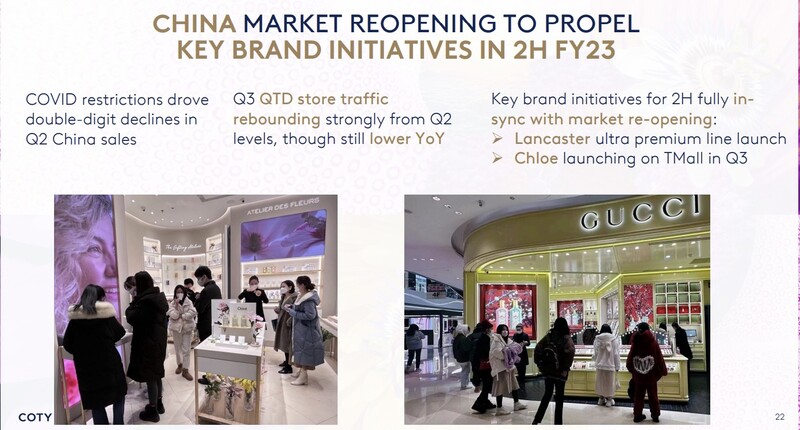 Coty notes early 2023 Hainan rebound following strong Q2 group and ...