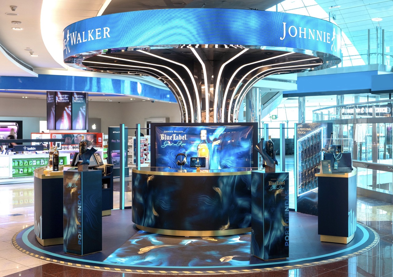 Diageo and Dubai Duty Free highlight Johnnie Walker Blue Label Ghost expression with immersive ...