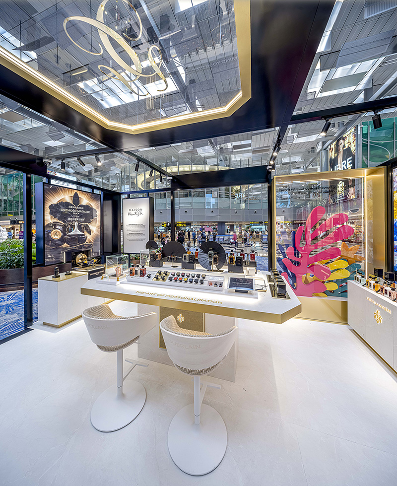 Guerlain, The Shilla Duty Free Singapore and Changi Airport Group team ...