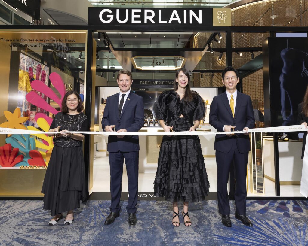 Guerlain, The Shilla Duty Free Singapore and Changi Airport Group team ...