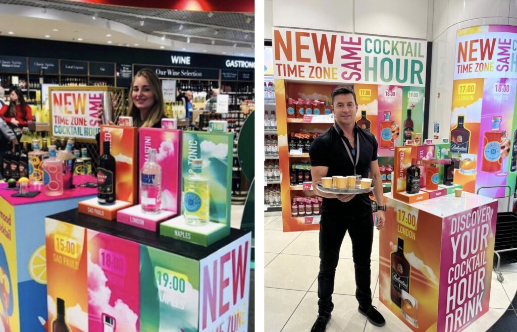 Pernod Ricard launches ‘New Time Zone, Same Cocktail Hour’ airport activation : The Moodie ...