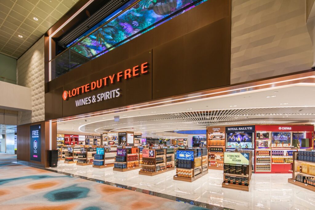 Lotte Duty Free Singapore reveals new-look Changi Terminal 2 wines & spirits experience : The ...